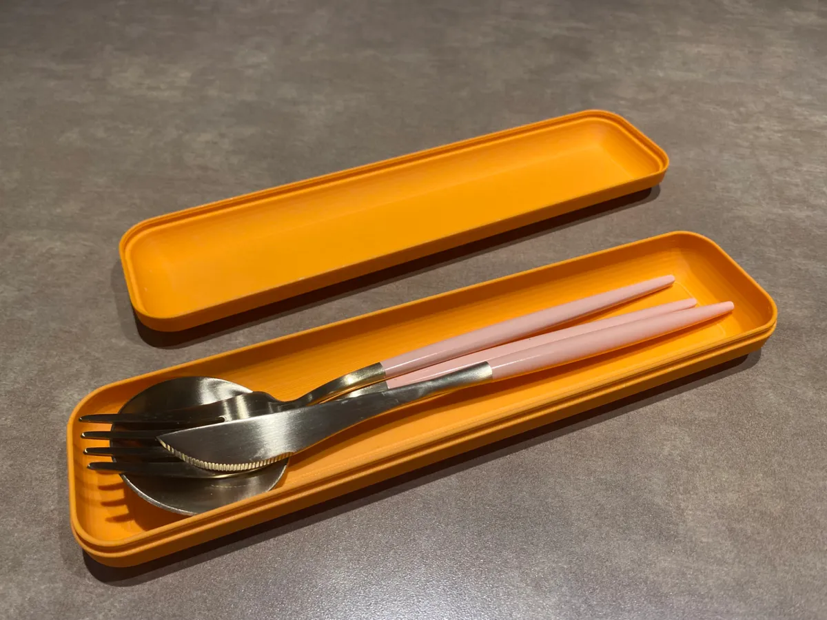 Cutlery Carrying Case - Free 3D Print Model - MakerWorld