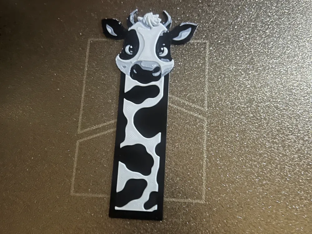 Cow Bookmark by cole MakerWorld: Download Free 3D Models