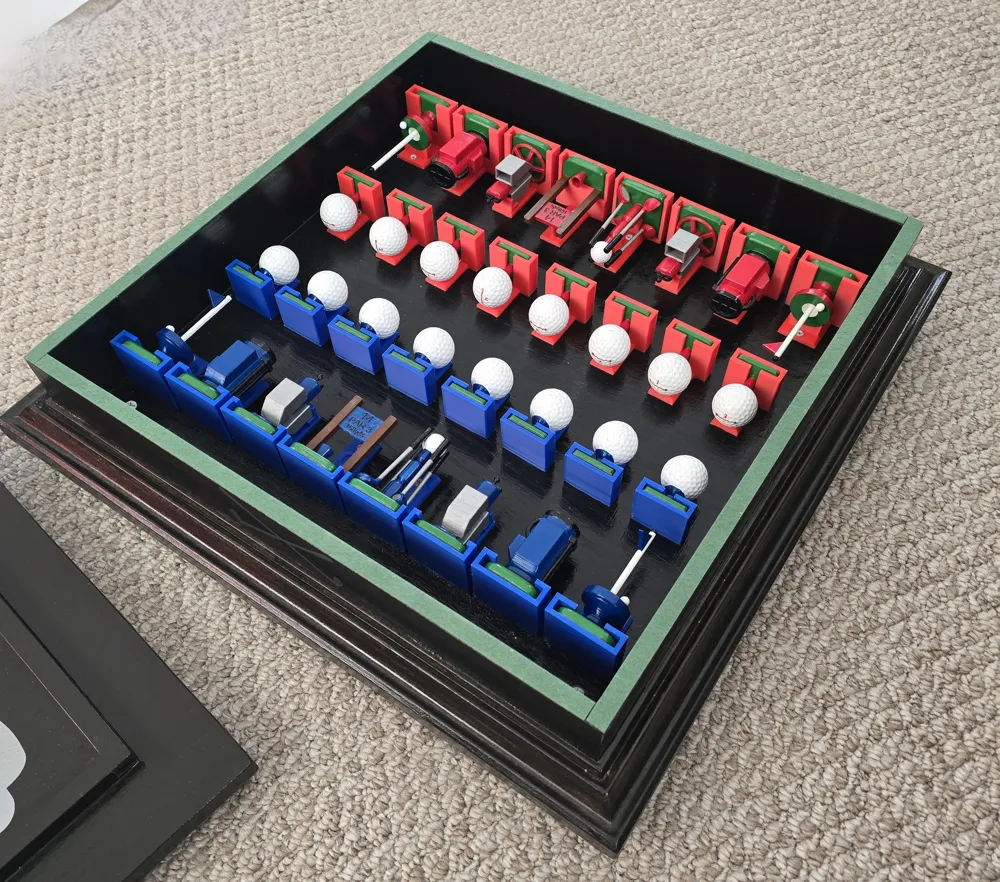 Golf Chess Set by Ryan Kocourek MakerWorld: Download Free 3D Models