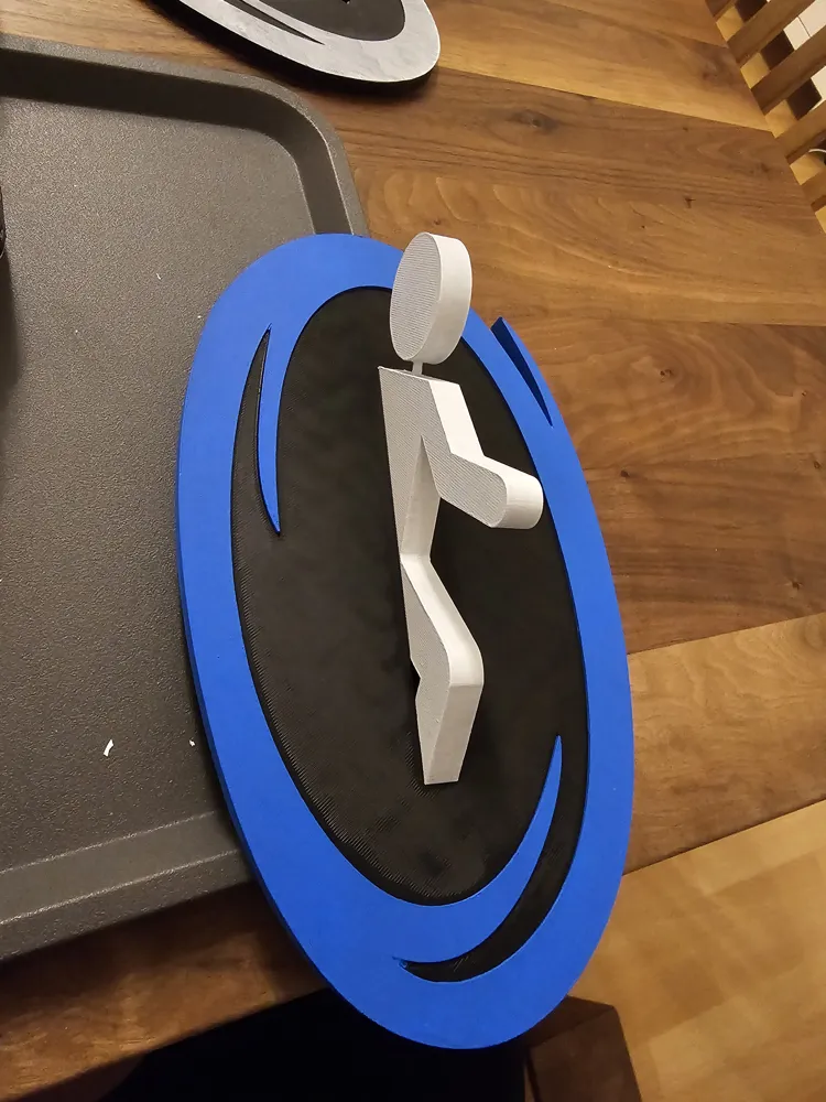 Portal (valve game) wall art - Free 3D Print Model - MakerWorld