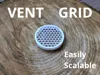 Hexagon Vent Grid - Resize to Fit - Free 3D Print Model - MakerWorld