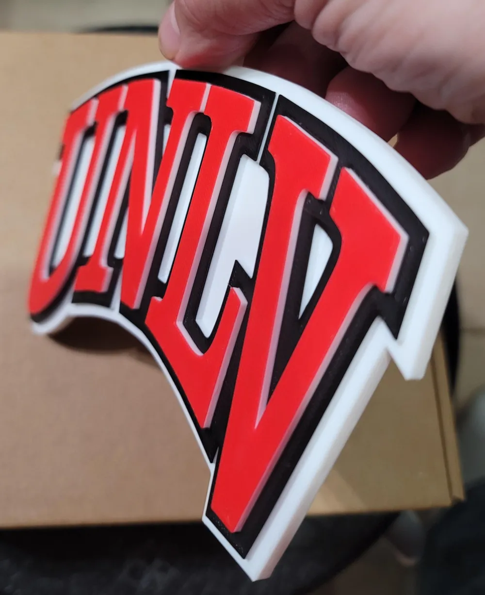 UNLV 3D Logo 180mm series by mercadogarzas - MakerWorld