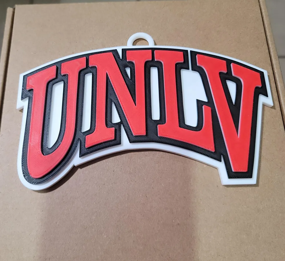 UNLV 3D Logo 180mm series by mercadogarzas - MakerWorld