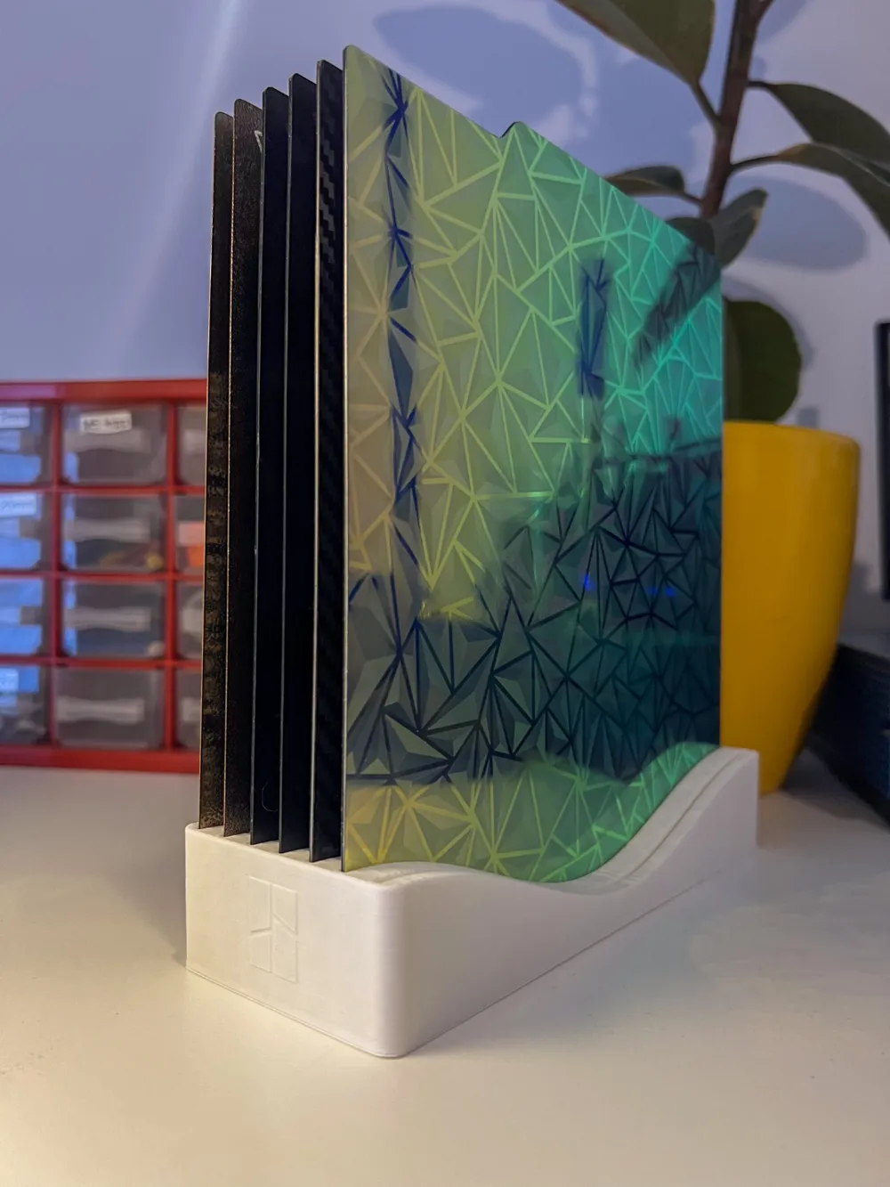 Ultimate A1 Mini minimalist plate holder, holds 7 build plates, can be ...