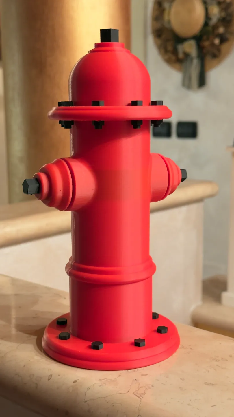 Freestanding fire hydrant object holder by Max_VF2 MakerWorld: Download ...