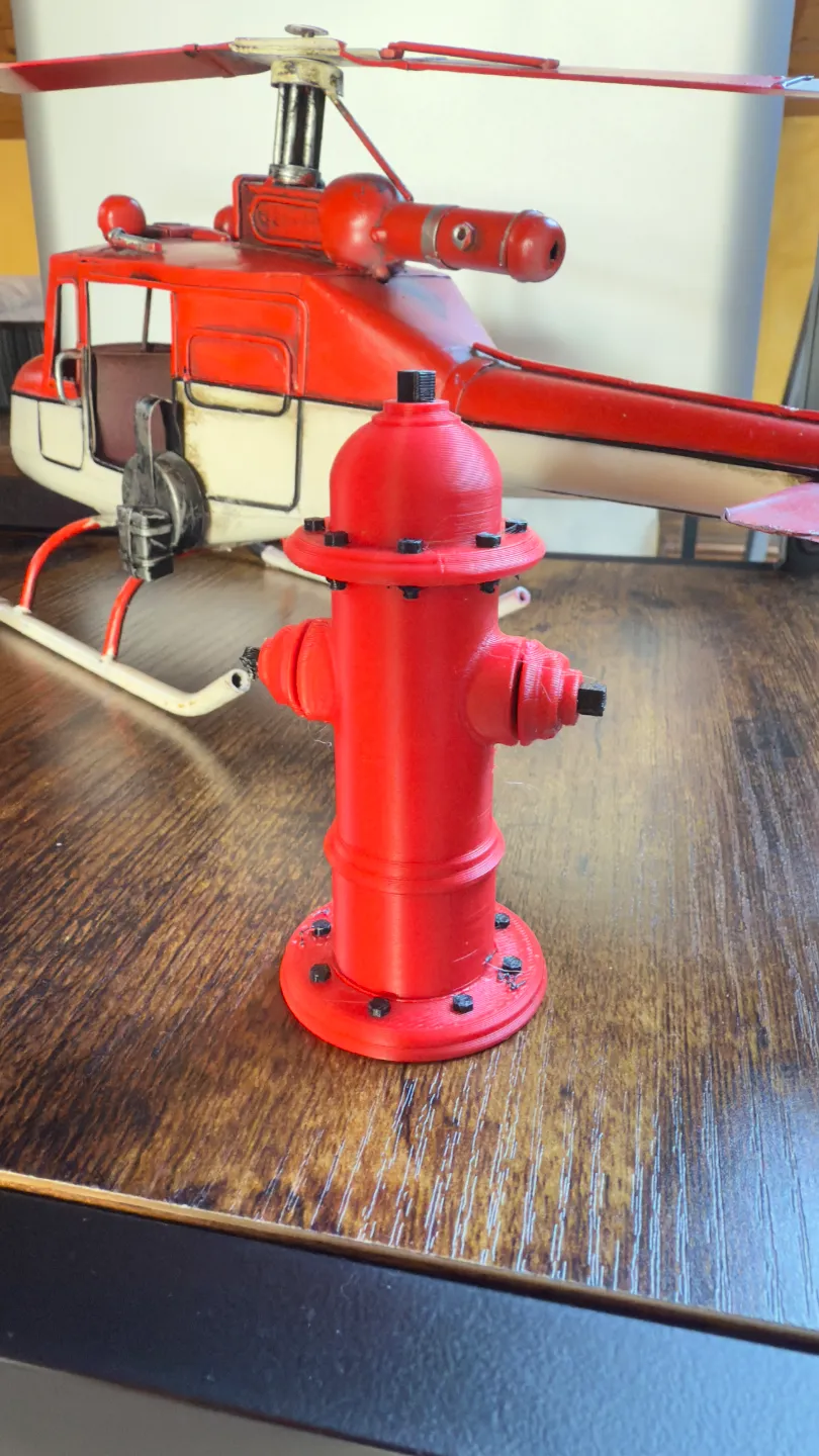 Freestanding fire hydrant object holder by Max_VF2 MakerWorld: Download ...