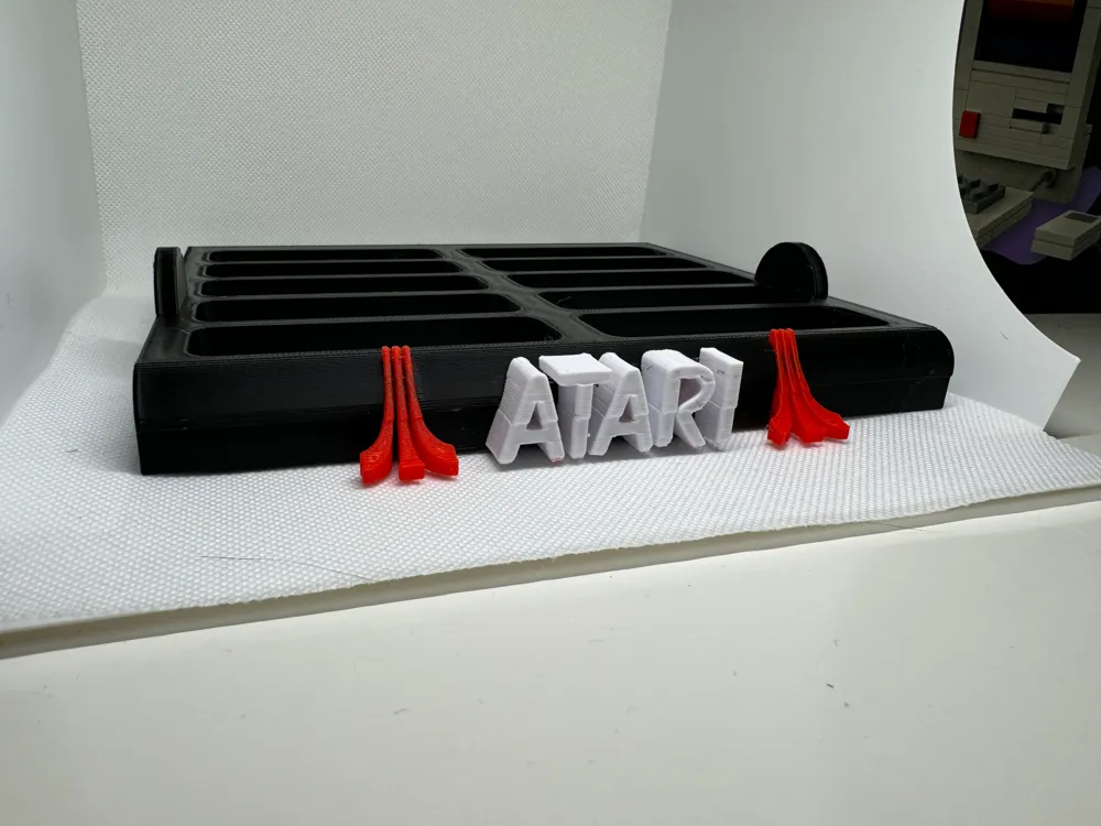 Atari 2600 Game Holder - 10 Cartridge Slots - Free 3D Print Model ...