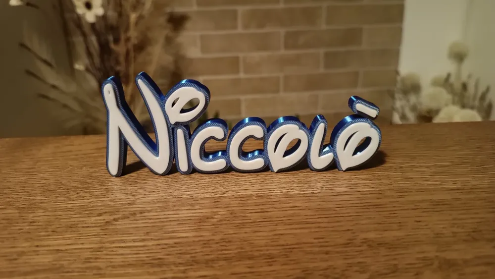 Disney Name Sign Niccolò Kid Room Wall Decor Tag by Fabbiotto ...