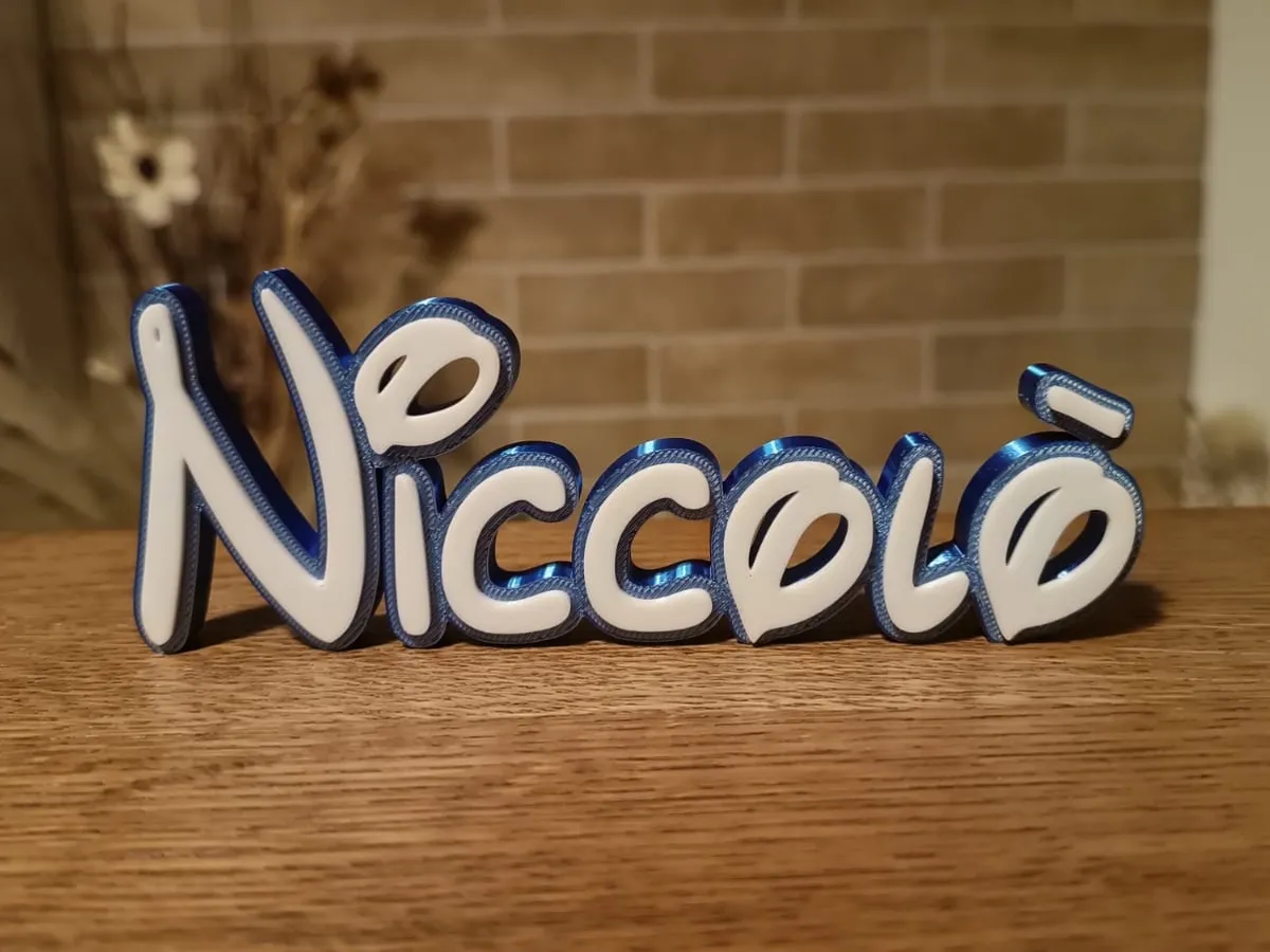 Disney Name Sign Niccolò Kid Room Wall Decor Tag by Fabbiotto ...