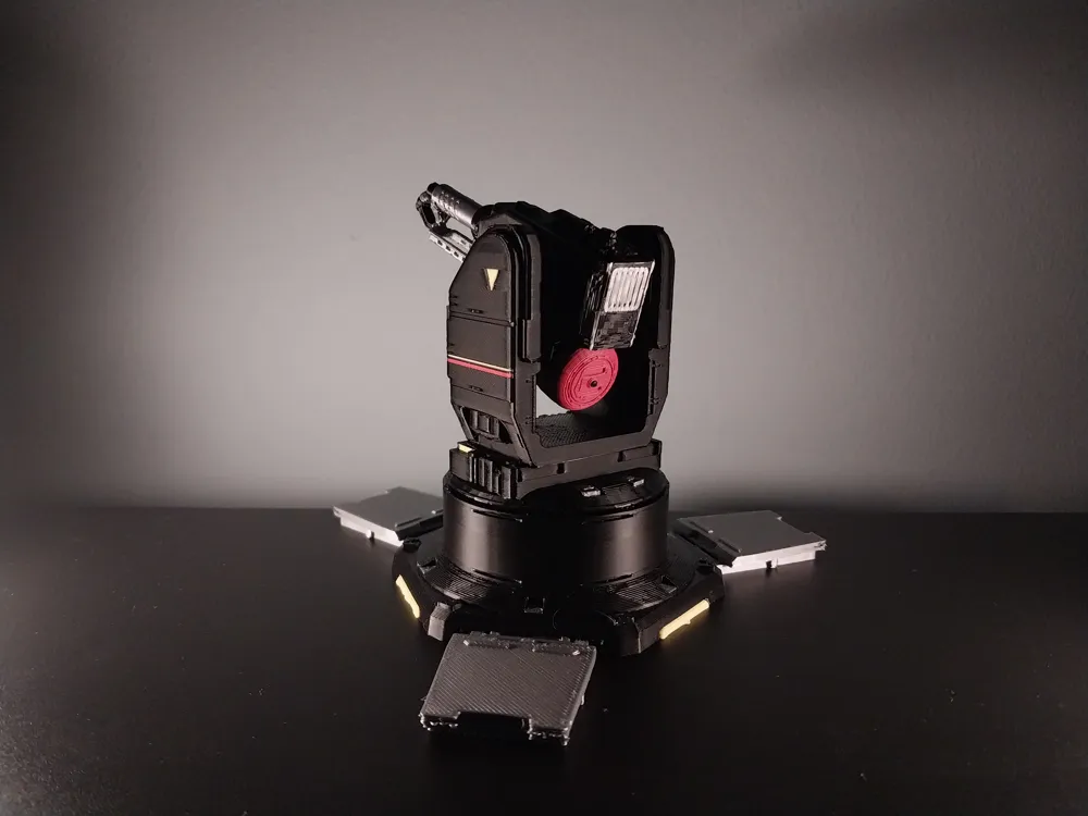 Helldivers 2 Flame Sentry - Free 3D Print Model - MakerWorld