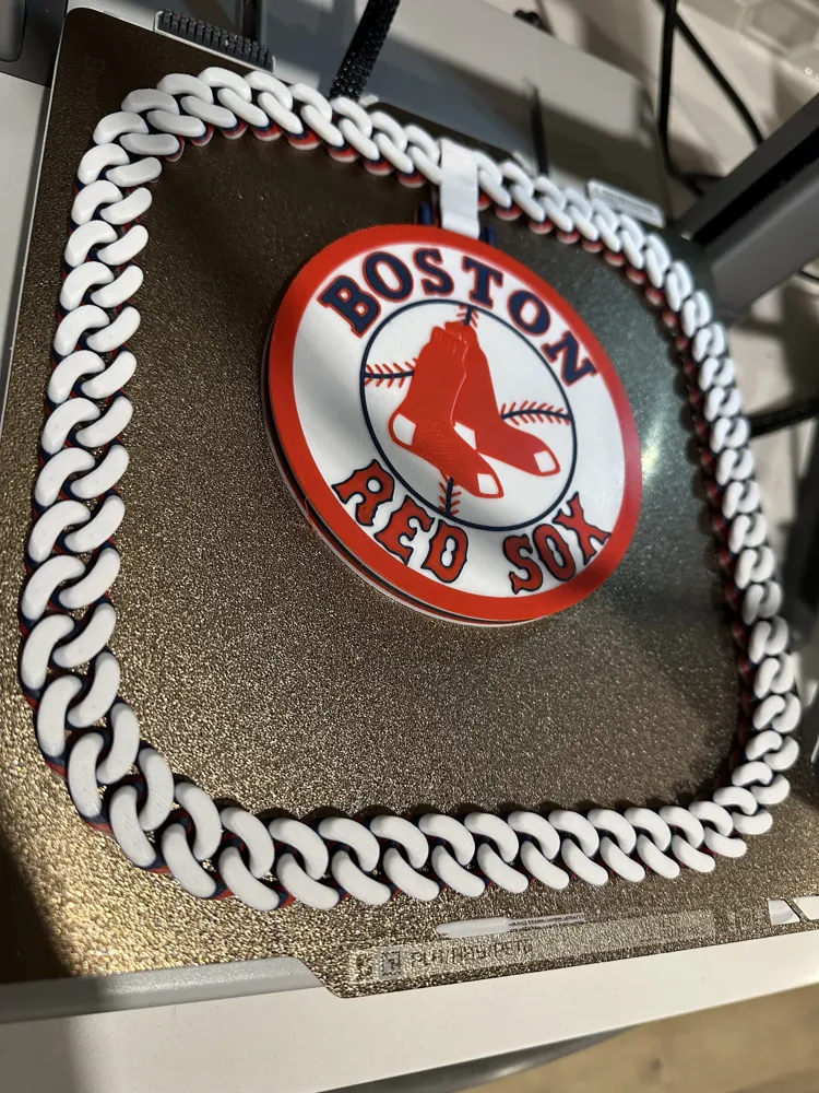 Boston Red Sox Chain - Free 3D Print Model - MakerWorld
