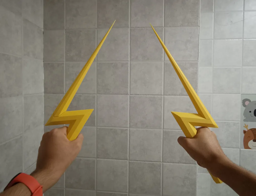 Zeus's Lightning Scepter (Lightning Sword) [detachable, no glue needed ...