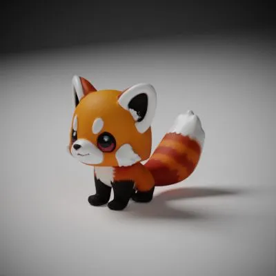 Adorable Red Panda by Tresor3D MakerWorld: Download Free 3D Models