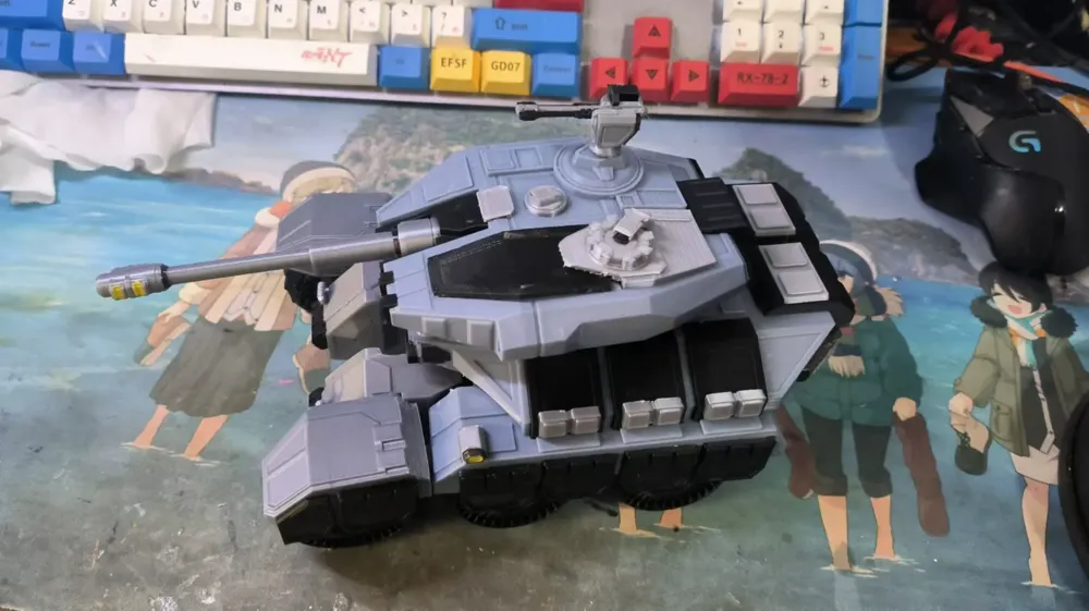 Lightweight Wheeled Tank by shirokurokino - MakerWorld