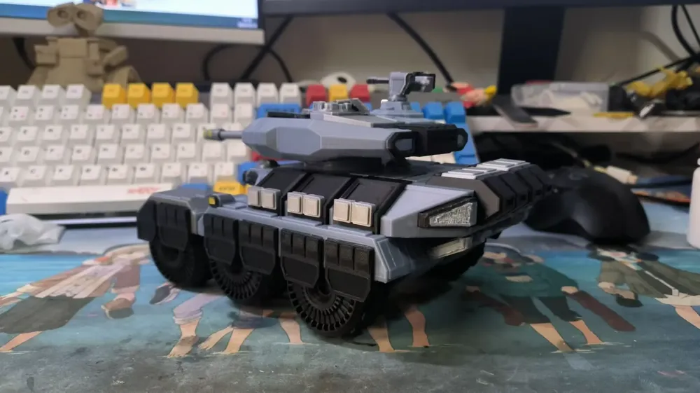 Lightweight Wheeled Tank by shirokurokino - MakerWorld