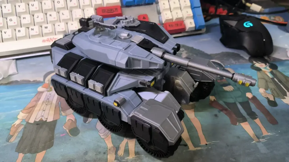 Lightweight Wheeled Tank by shirokurokino - MakerWorld