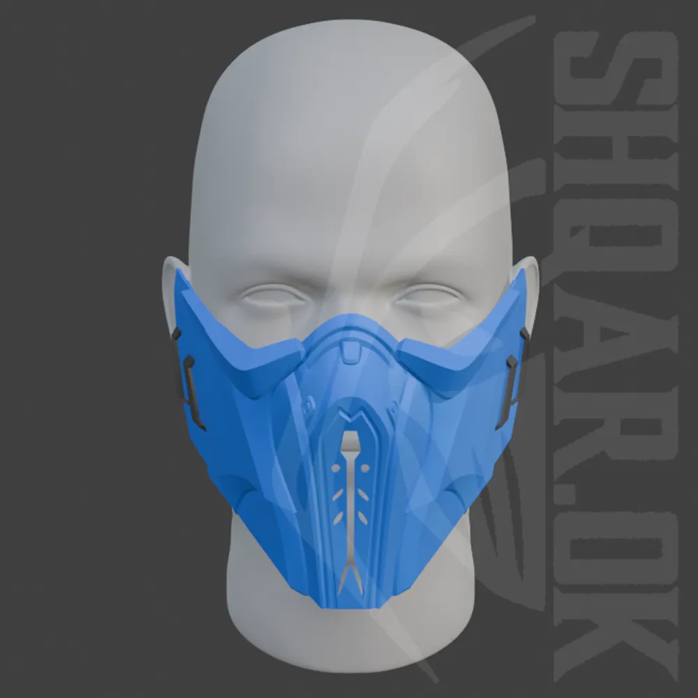 Sub Zero mask from MK1 - Icy Face - Free 3D Print Model - MakerWorld