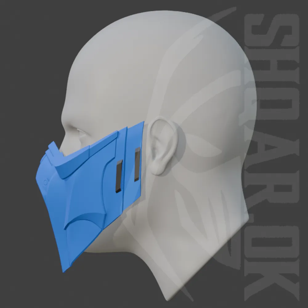 Sub Zero mask from MK1 - Icy Face - Free 3D Print Model - MakerWorld