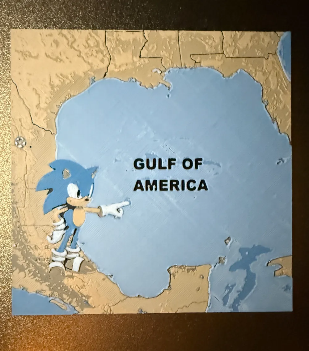 Gulf of America Meme HueForge by Viola's HueForge - MakerWorld
