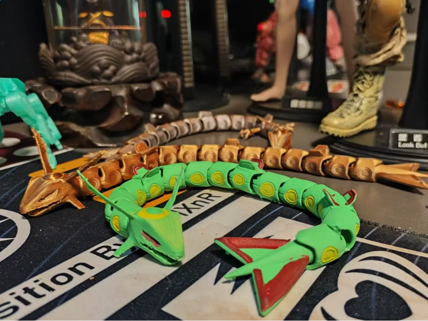 Rayquaza - Print-in-Place Articulated by pandabear MakerWorld: Download Free 3D Models