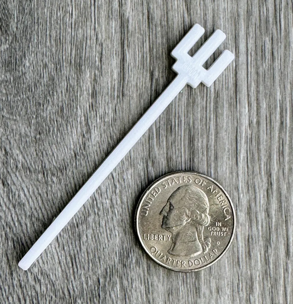 Dreizack von Minecraft – Kostenloses 3D-Druckmodell – MakerWorld