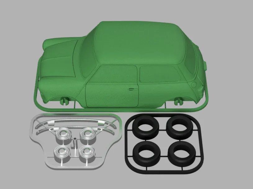 Mini Cooper Kit Card - Free 3D Print Model - MakerWorld