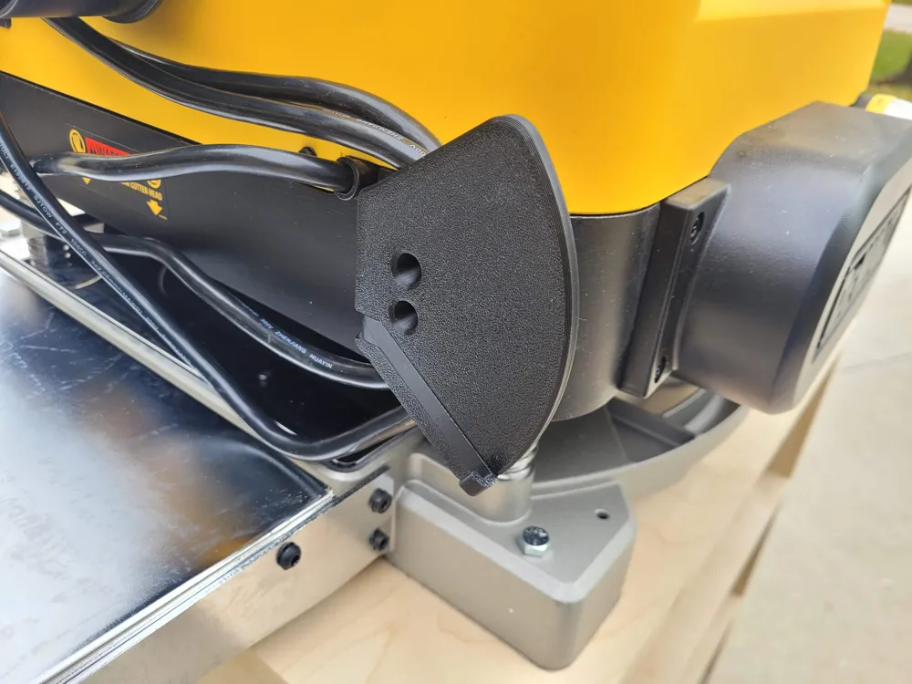 DeWalt DW735 planer cable and outfeed table holder - Free 3D Print ...