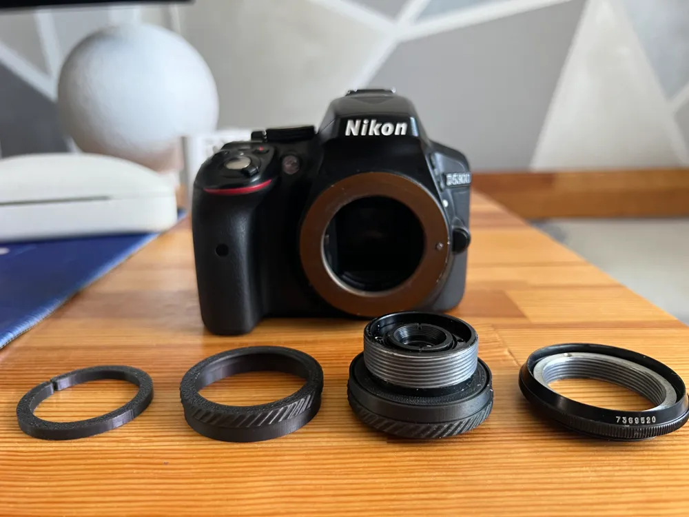 Industar 50mm Lens Nikon Infinity Modification by MOIZER - MakerWorld