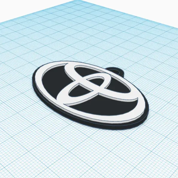 Toyota Logo Keychain by Johny3D - MakerWorld