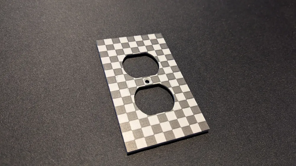 Assortment of Checkered Wall Plates - Free 3D Print Model - MakerWorld
