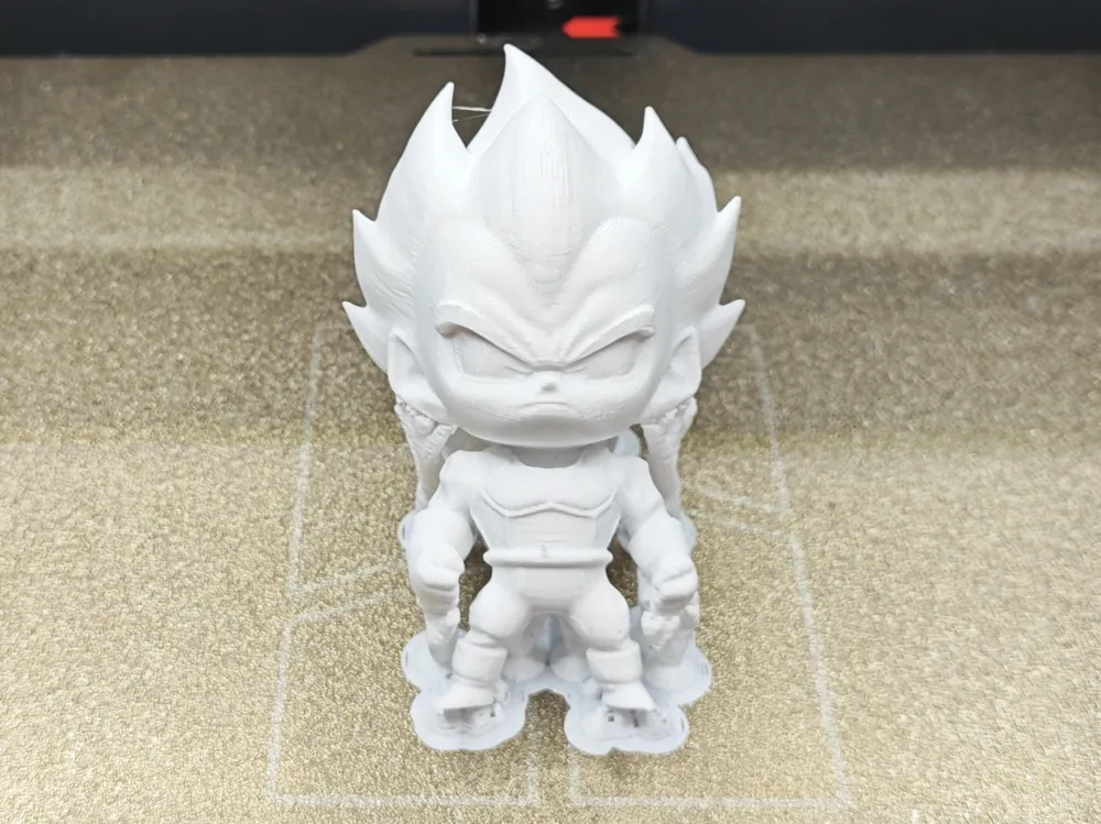 Saiyan Prince - Vegeta - Free 3D Print Model - MakerWorld