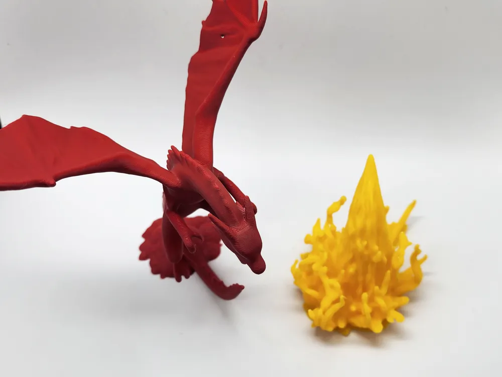 Fire-breathing Dragon 2 Pieces by Triple G Workshop MakerWorld ...