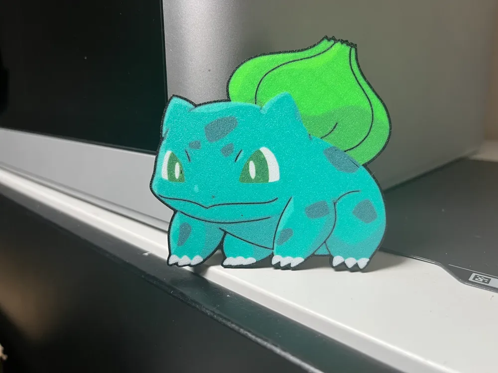 Bulbasaur (001/151) shaded by Venxir - MakerWorld
