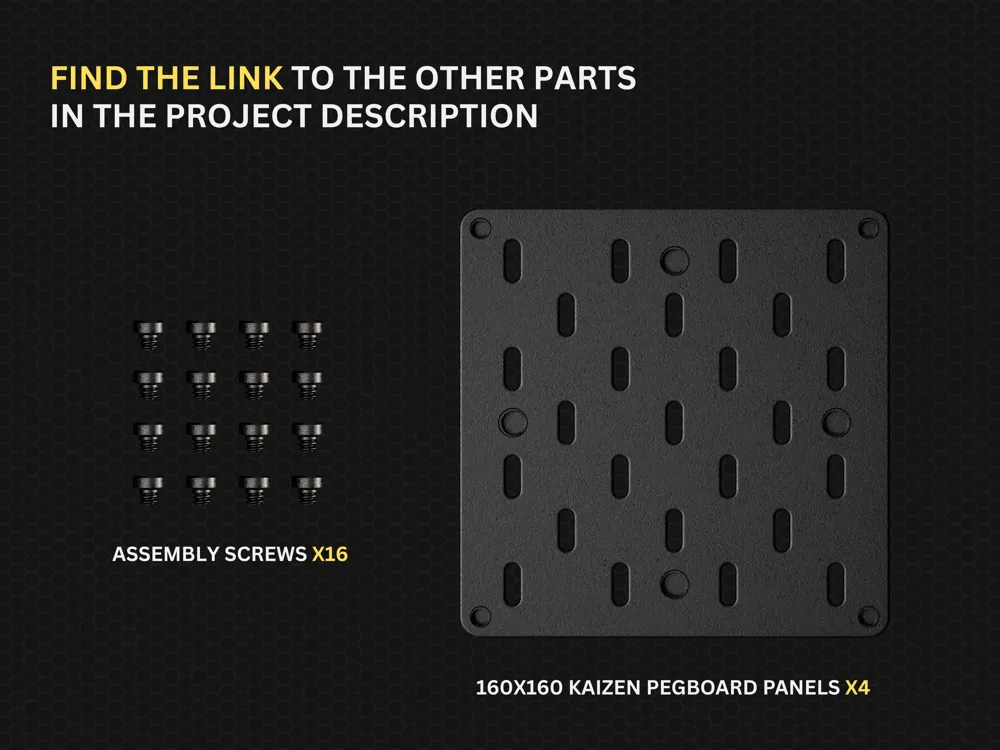 KAIZEN CUBE: Desktop Organizer - SKÅDIS compatible - Free 3D Print ...