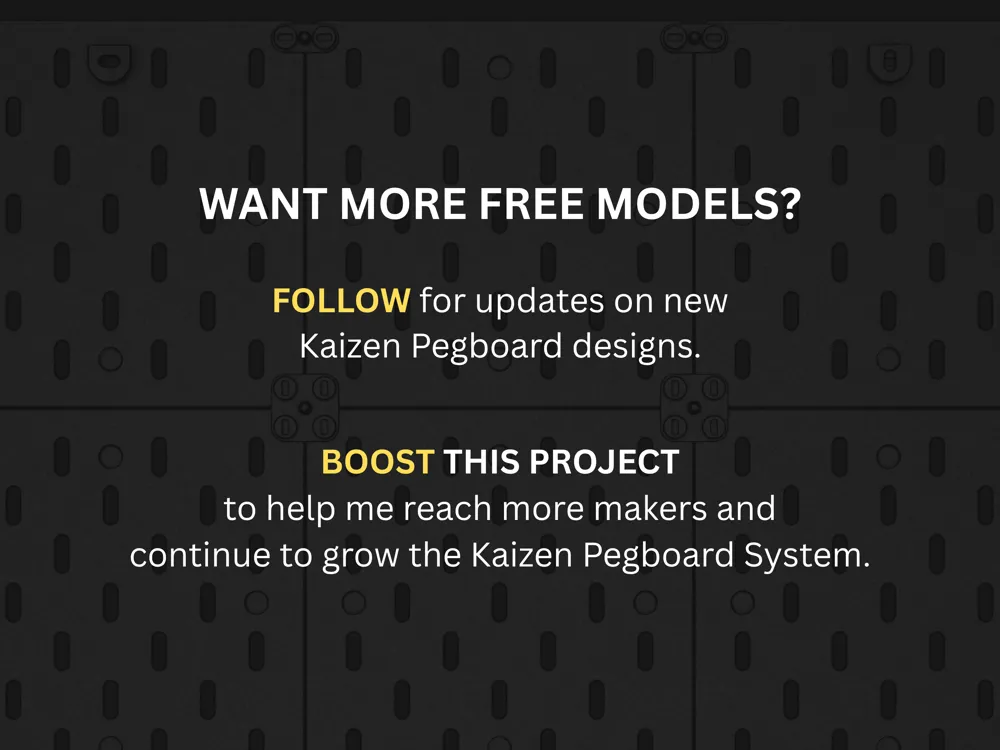 KAIZEN CUBE: Desktop Organizer - SKÅDIS compatible - Free 3D Print ...
