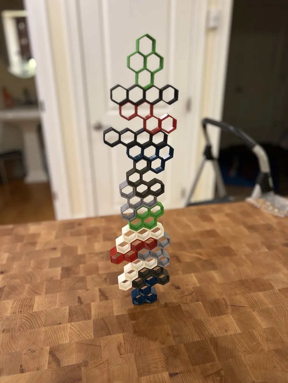 HexErect: 3D printed Hexagonal Building Blocks by Adam L MakerWorld ...