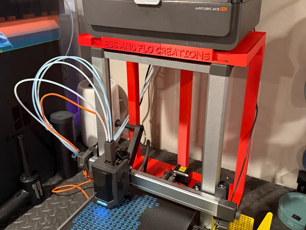 ACE rack for Anycubic Kobra 3 by Ebb and Flo Creations MakerWorld ...