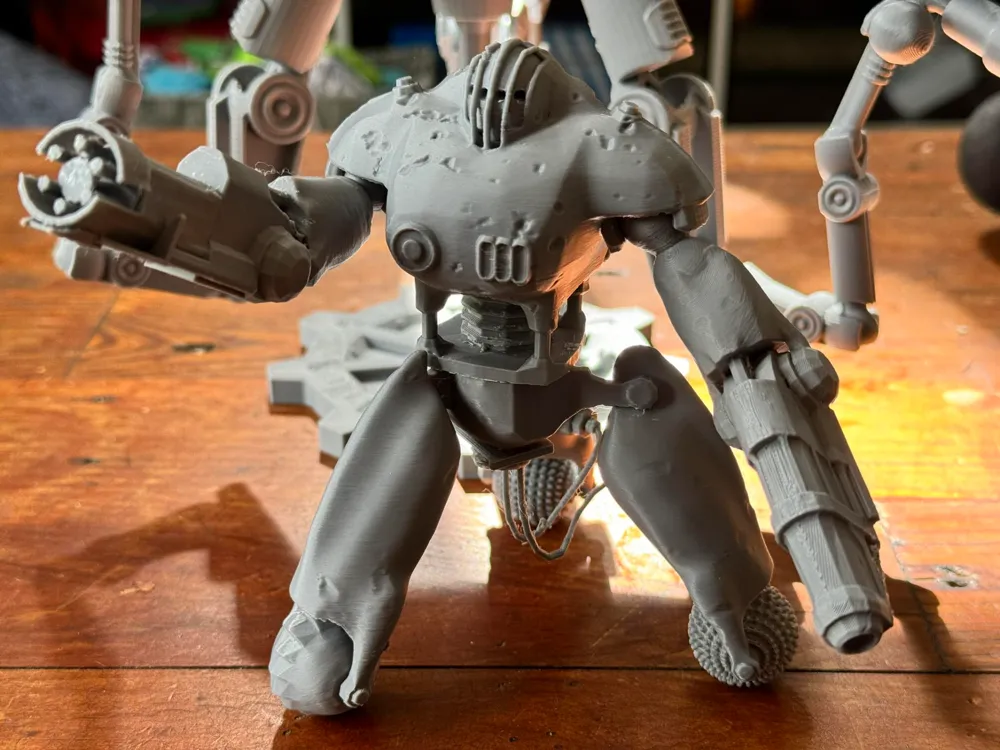 Fallout 3 Battle Damaged Sentry Bot - Articulated Model Remixed by ...