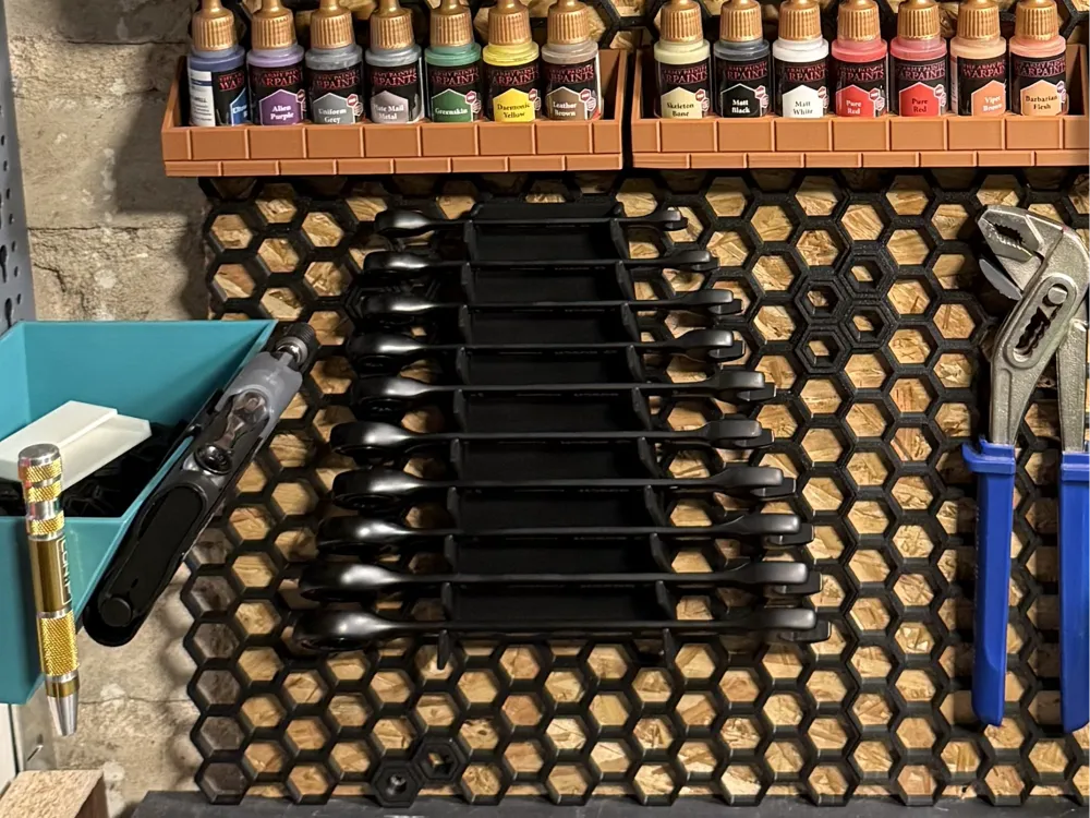 HSW Storage Wall Wrench holder 10 pice by ElWambo - MakerWorld