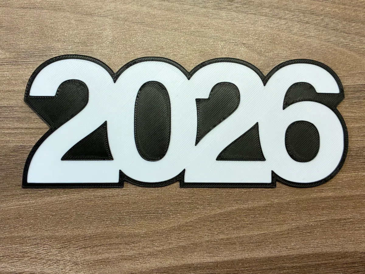 New Year 2026 - Free 3D Print Model - MakerWorld