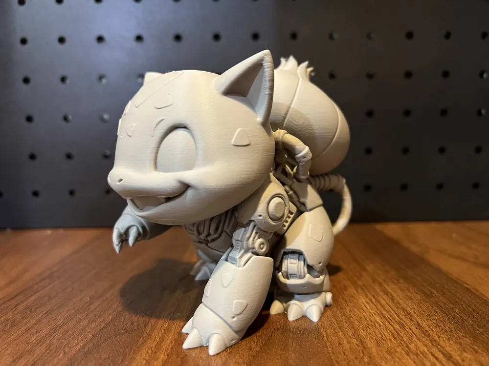 Mecha Pokemon Series — Armored Bulbasaur Statue by AT62 MakerWorld ...