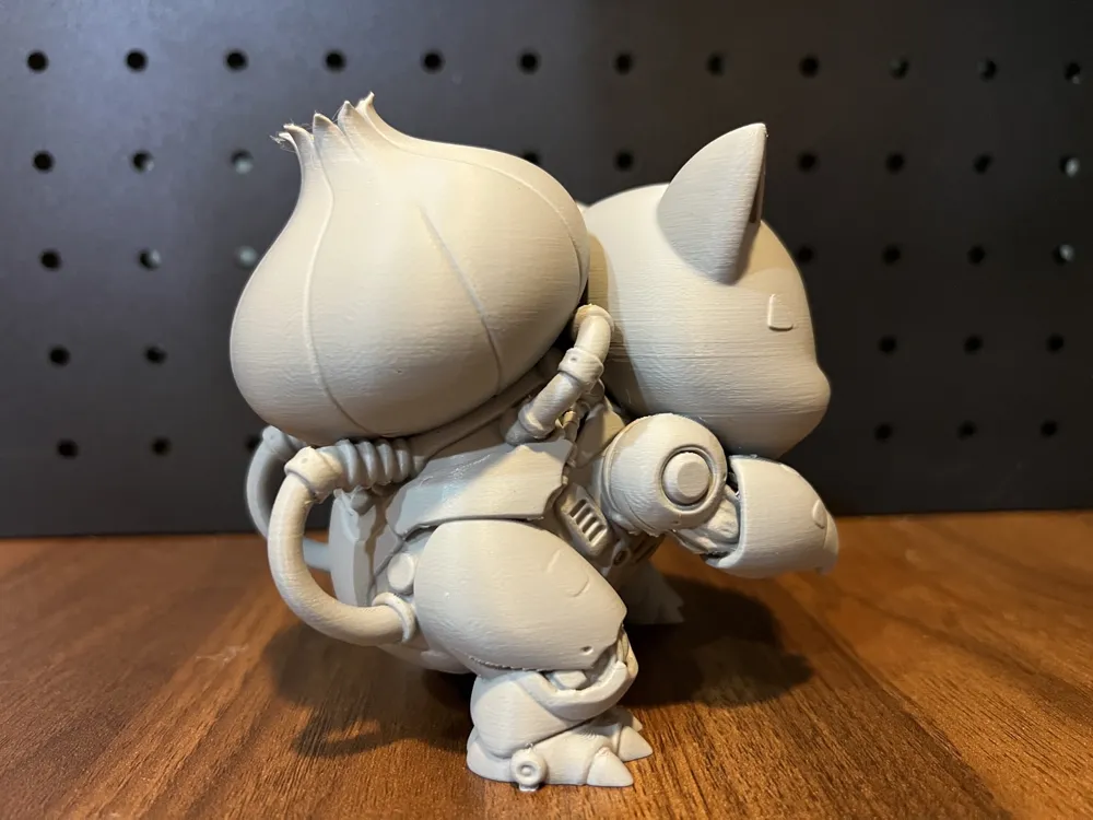 Mecha Pokemon Series — Armored Bulbasaur Statue by AT62 MakerWorld ...