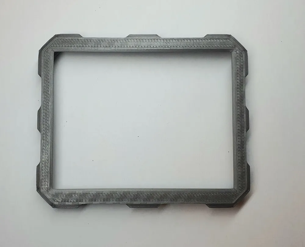 A1 Screen Bezel Rugged style Remixed by Stingr - MakerWorld