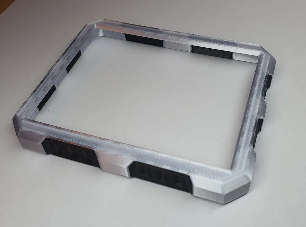 A1 Screen Bezel Rugged style Remixed by Stingr - MakerWorld