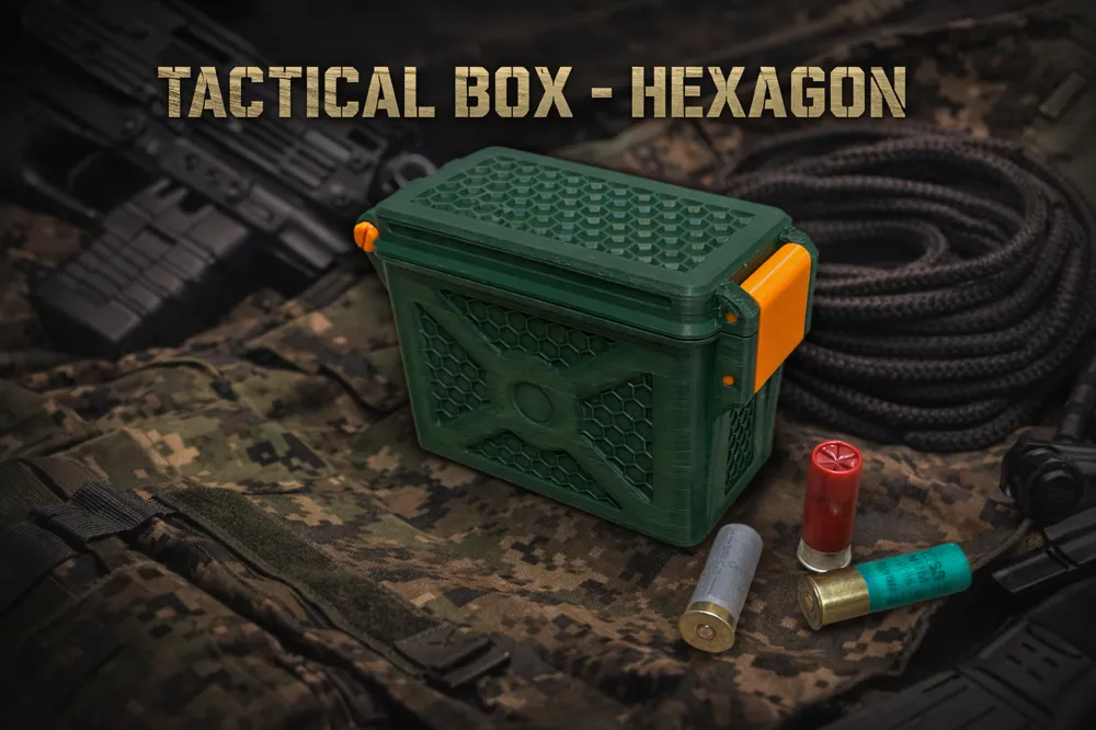 Universal Ammunition Box - Tactical Box - Free 3D Print Model - MakerWorld