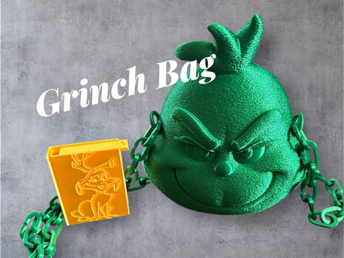 The Grinch Purse Bag and Wallet - Free 3D Print Model - MakerWorld