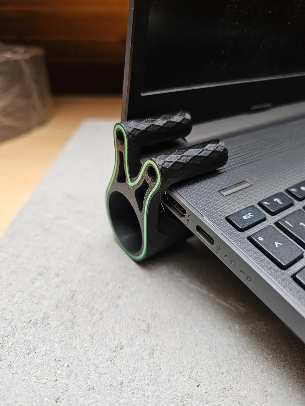 Laptop Riser with Design Inlays by Oxaspa MakerWorld: Download Free 3D Models