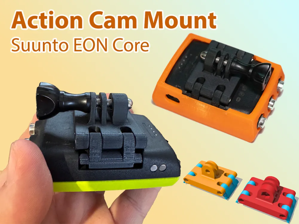 Action Cam Mount for Suunto EON Core Dive Computer by Tino Dietsche ...