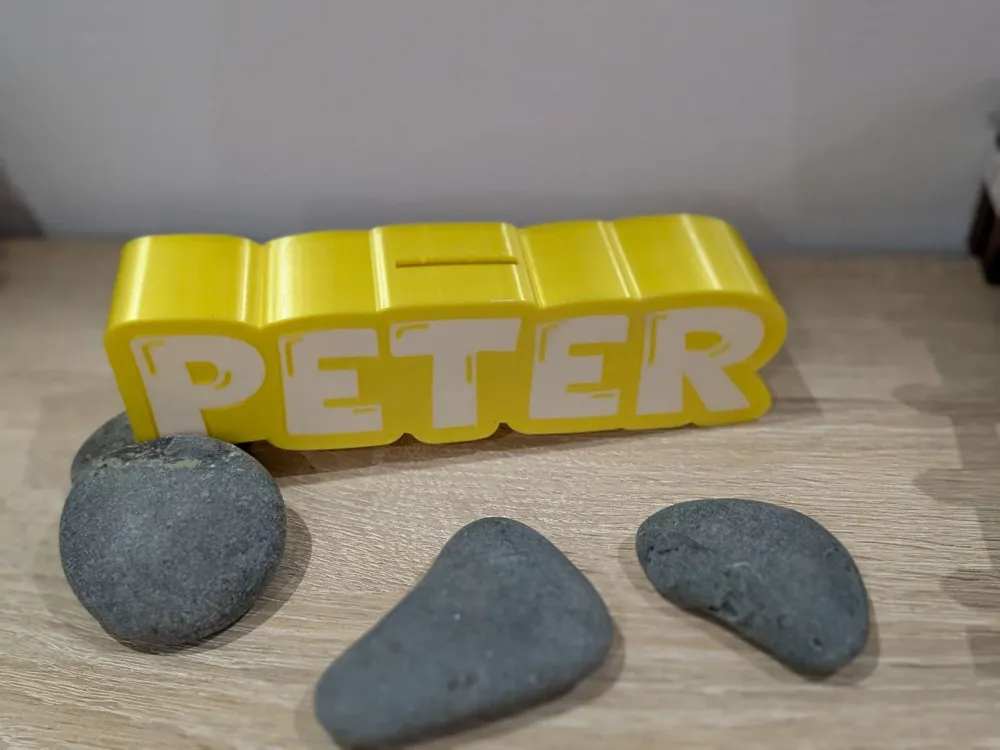 personalized name money boxes Peter by baumgart05 - MakerWorld