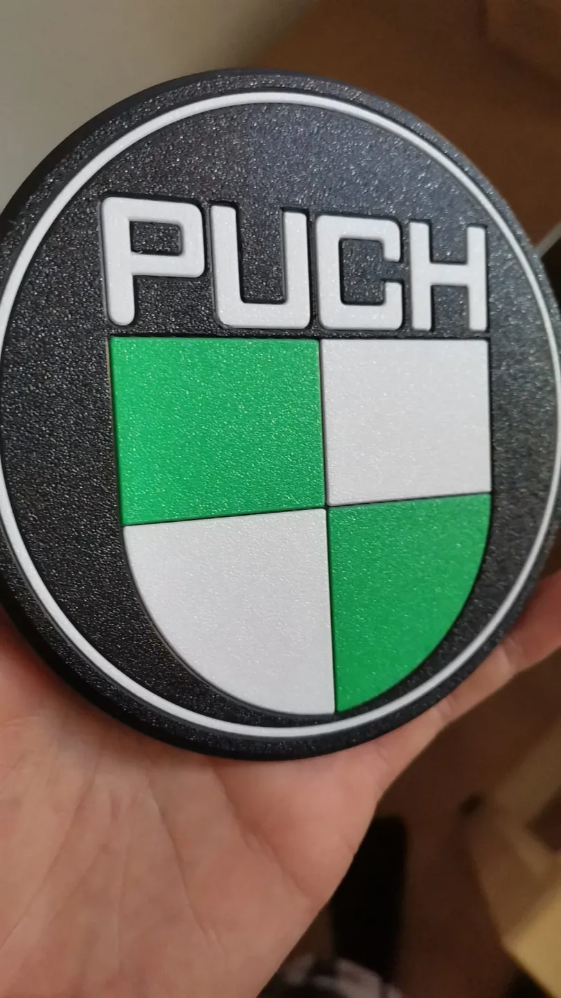 Puch Sign 120mm by AUTrageous - MakerWorld